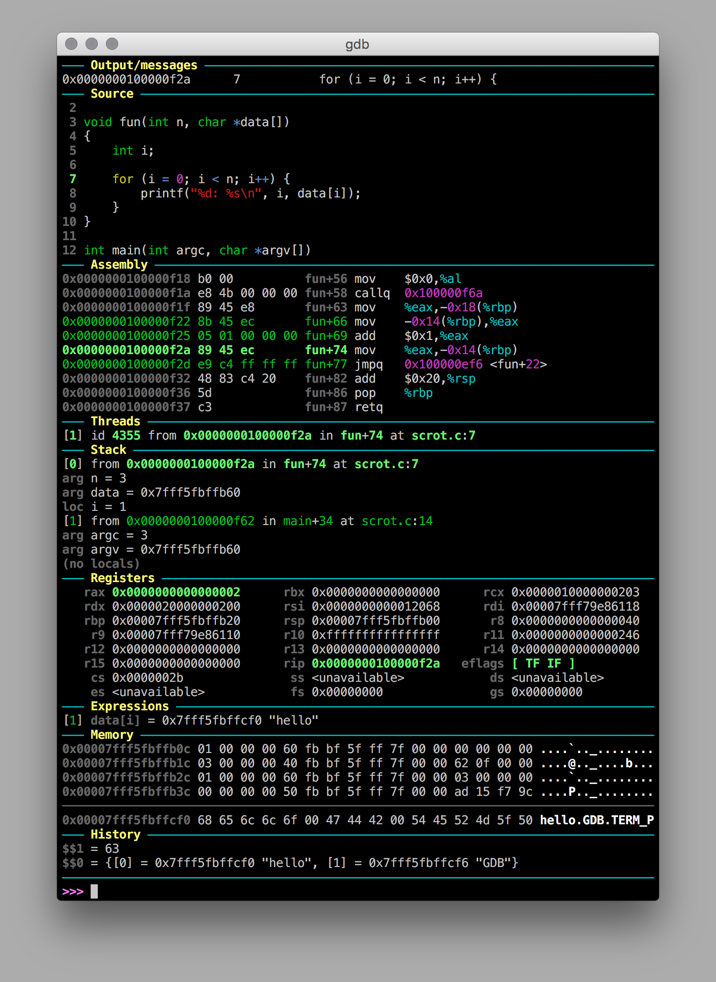 gdbで効率的にデバッグするためのTips #C++ - Qiita