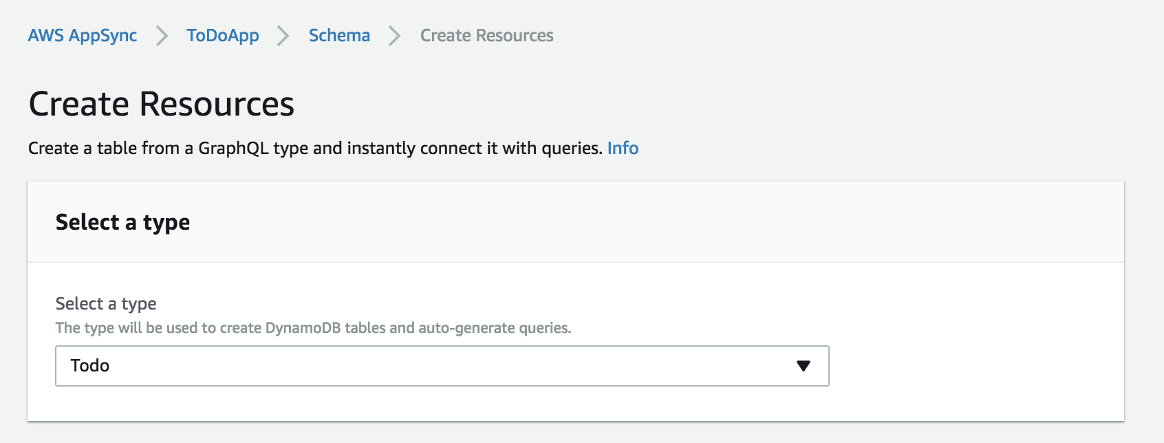AWS AppSyncとReactでToDoアプリを作ってみよう (2)DataSourceとResolverの設定 - Qiita