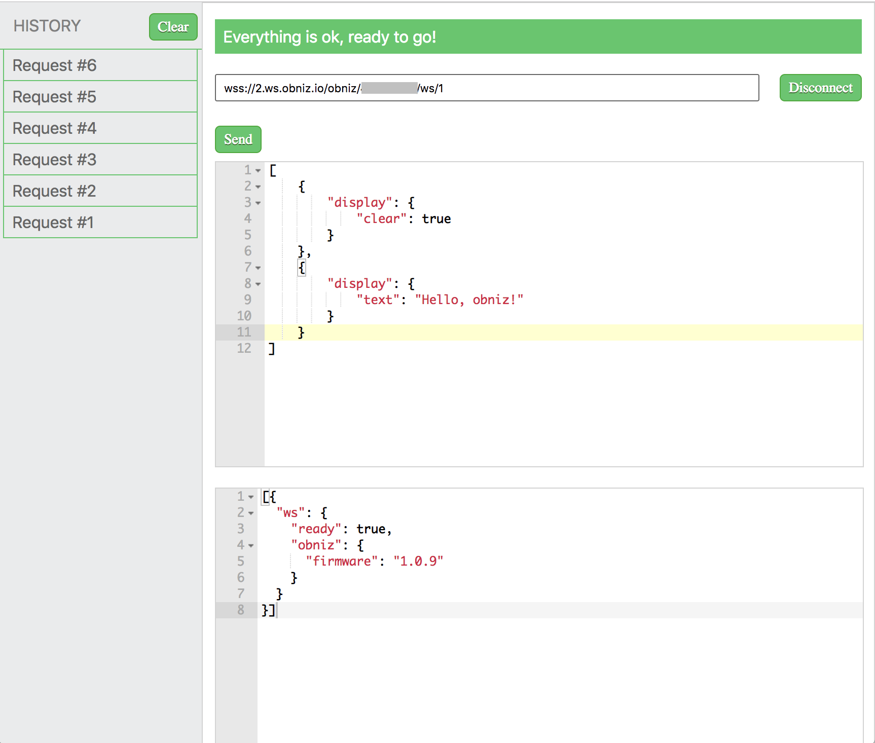 obnizのWebsocket APIを試してみる #websocket - Qiita