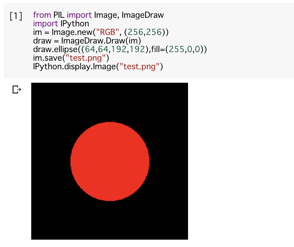 Google ColaboratoryでPILで何か描画して表示する #Python - Qiita