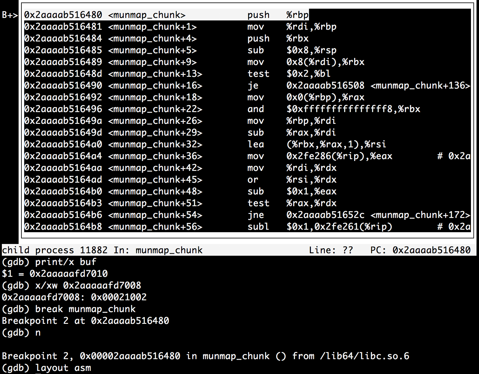 mallocの動作を追いかける(mmap編) #C++ - Qiita