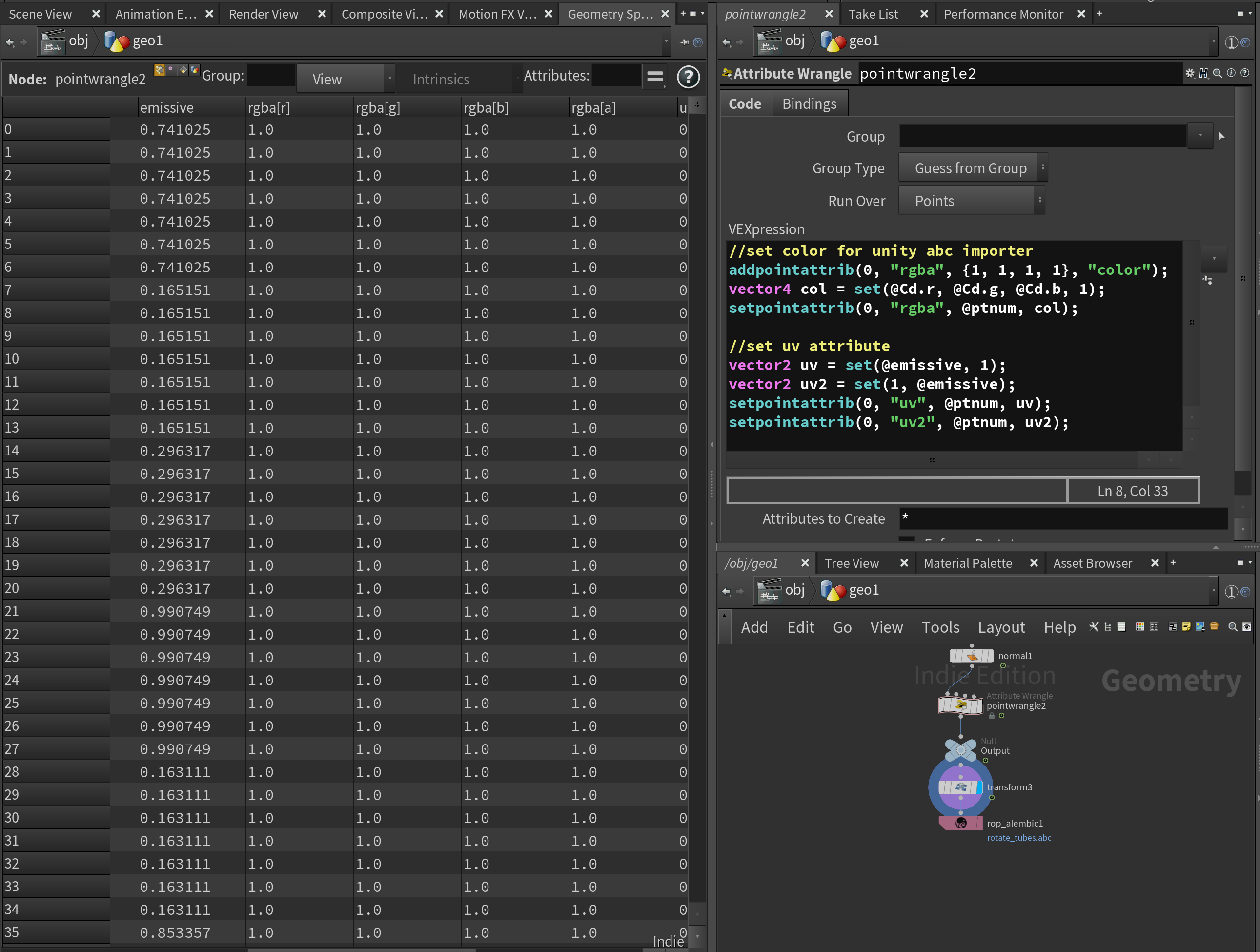 Houdiniで書き出したAlembicファイルをUnityで使うときのTips #HOUDINI - Qiita