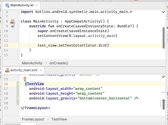 もうちょっと詳しくなるKotlin Android ExtensionsでのView Binding #AndroidStudio - Qiita
