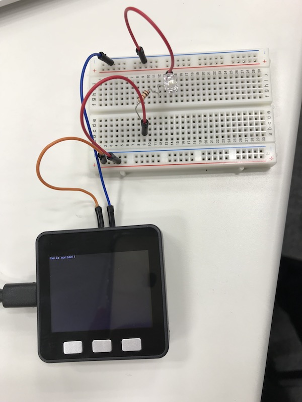 m5stackでLチカ #M5stack - Qiita