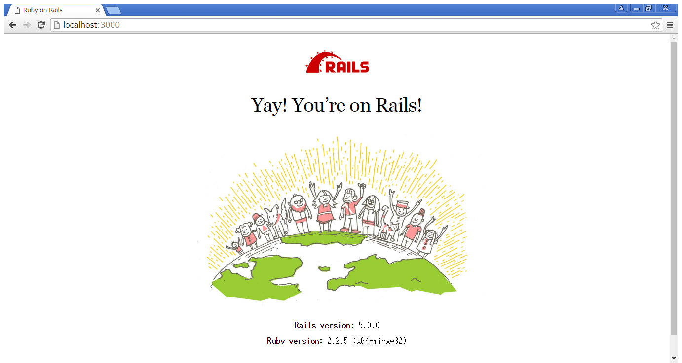 Ruby on Rails 5 を Windows 7 にインストールしてみる #Rails5 - Qiita