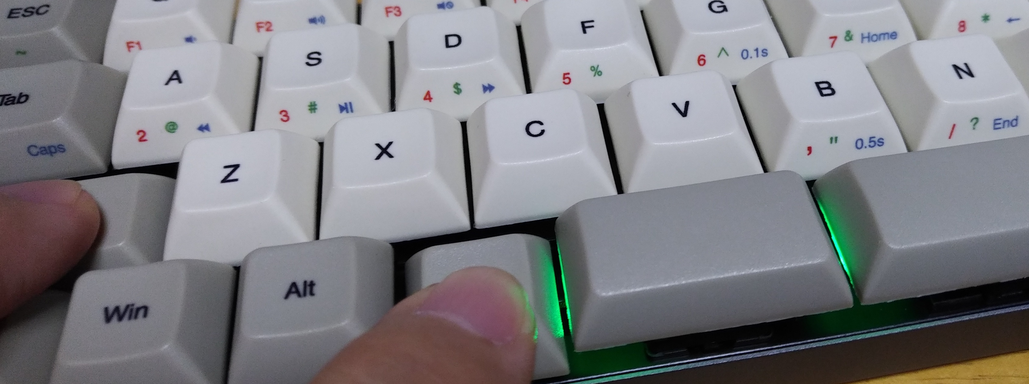 VORTEX CORE47キーのPnキーとFn1キーの入れ替え #Keyboard - Qiita