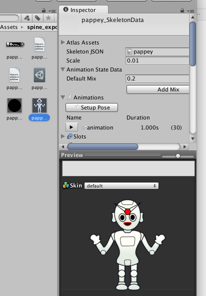 UnityにSpineのデータを読み込んで操作する(Script編) #Unity2D - Qiita