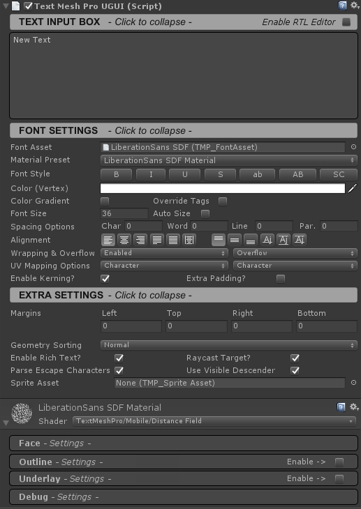 TextMeshProの使い方 #Unity - Qiita