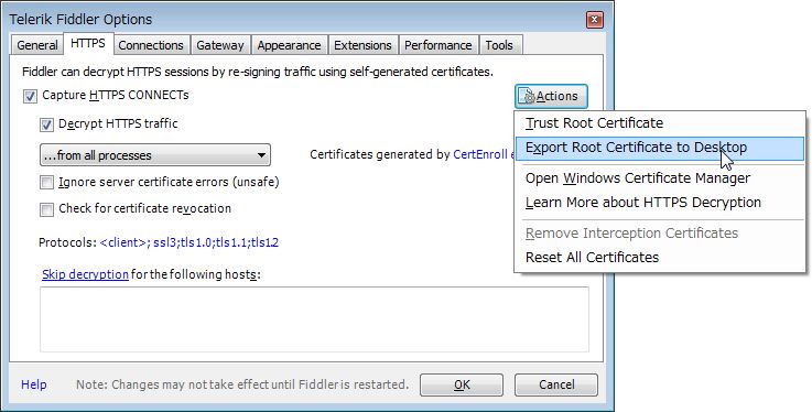 FiddlerでEclipseのSSL通信をキャプチャする #Java - Qiita