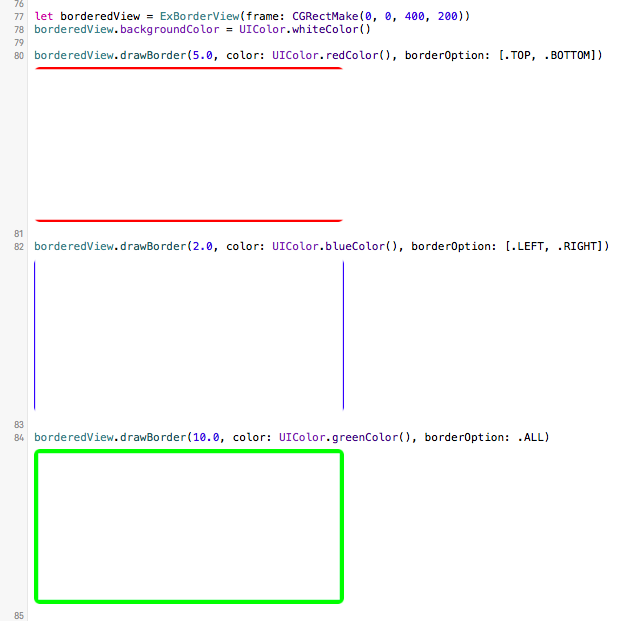 UIViewに枠線をつける~OptionSet実践編~ #Swift - Qiita