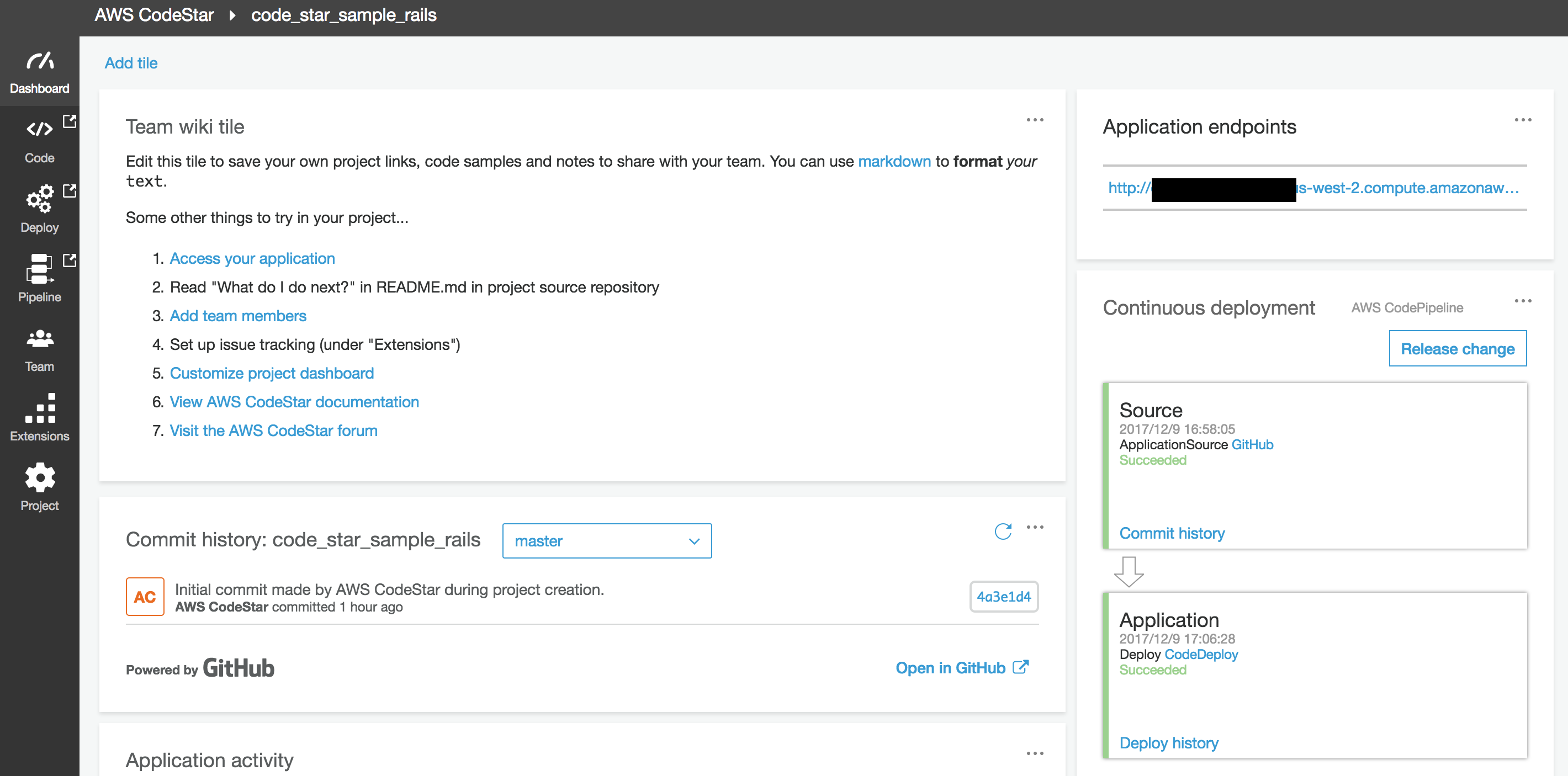 AWS CodeStarを使っていい感じの開発環境を一瞬で作る #CodeBuild - Qiita