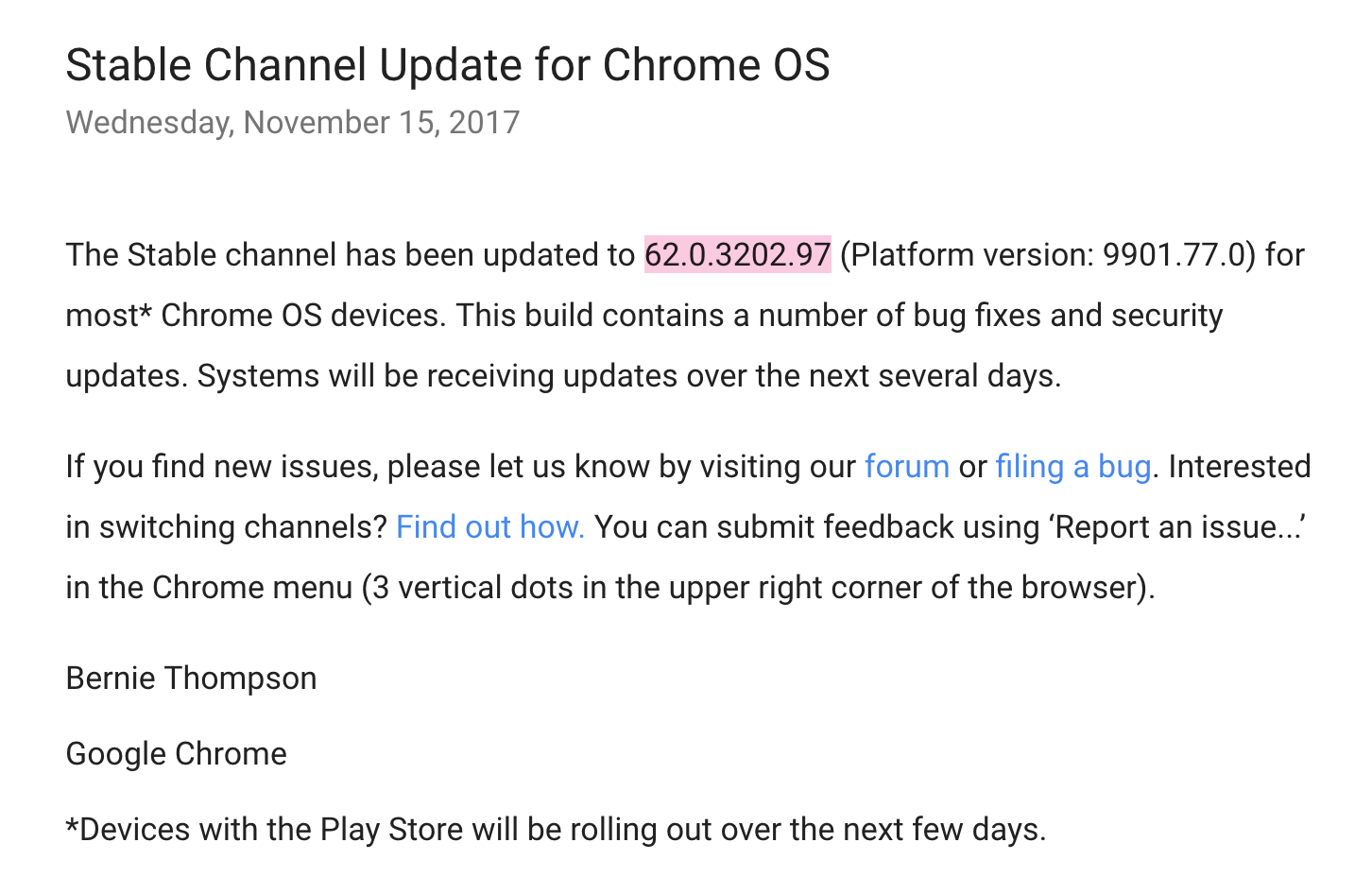 ChromiumでChromeの古いバージョンを取得する方法 #Chrome - Qiita