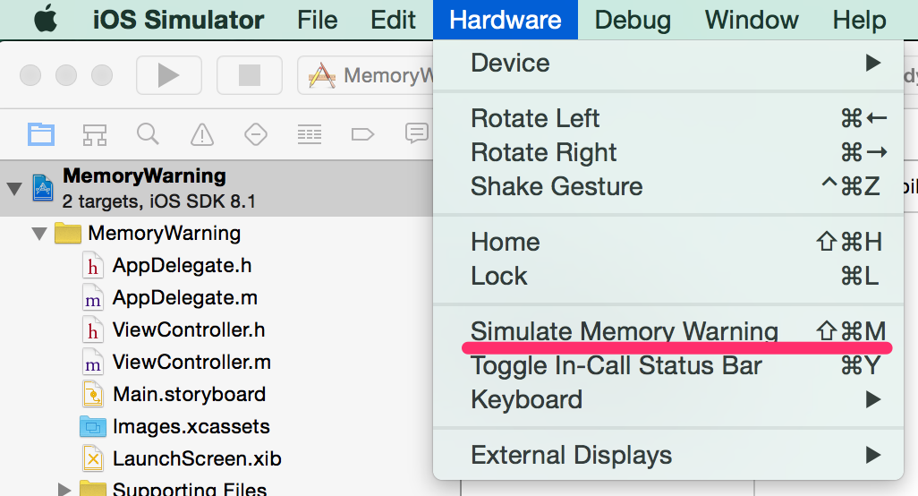 iOSでMemory Warningのテスト #iOS - Qiita