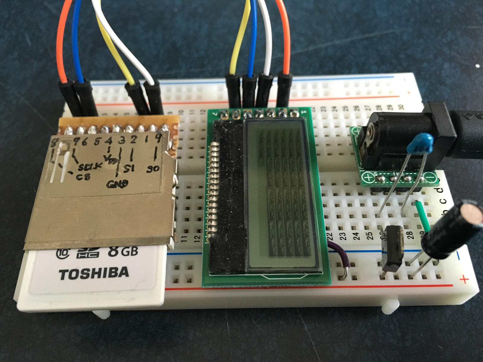 FlashAirでグラフィック液晶AQM1248Aを制御してみた #Lua - Qiita