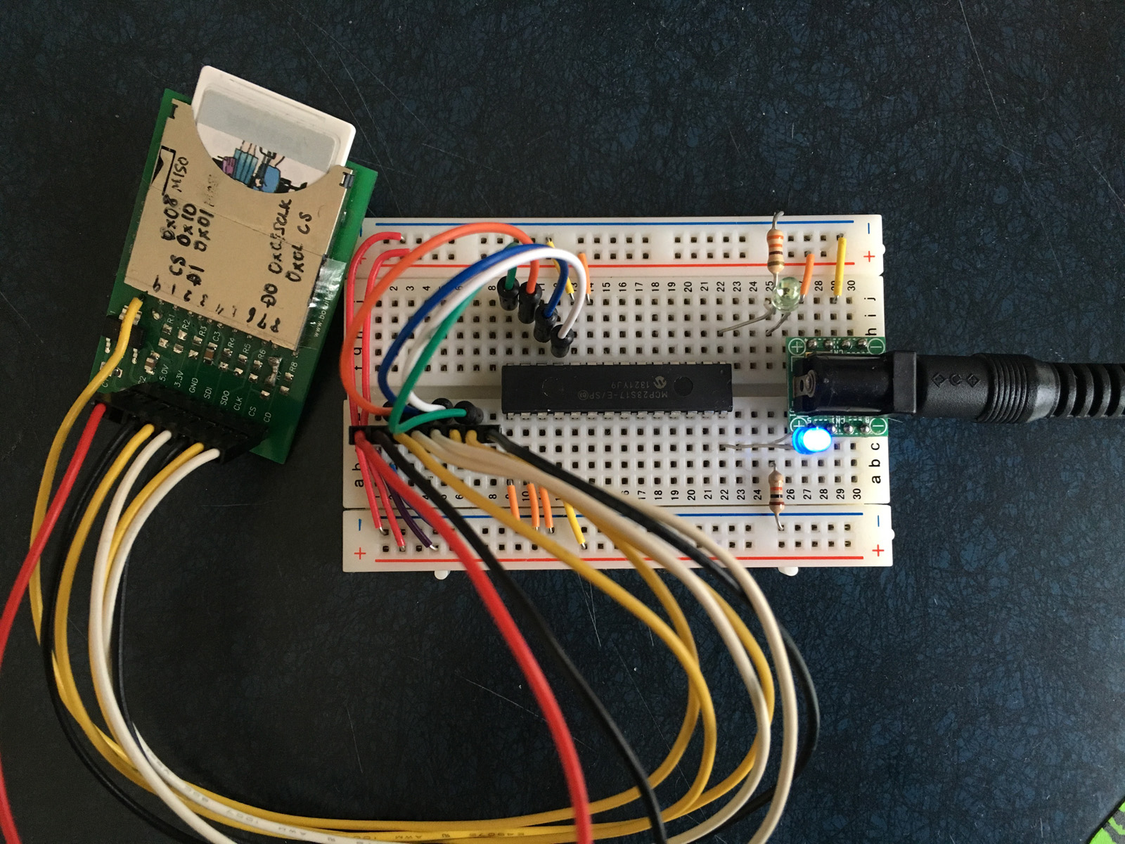 FlashAirでIOエキスパンダMCP23S17を制御してみた #Lua - Qiita