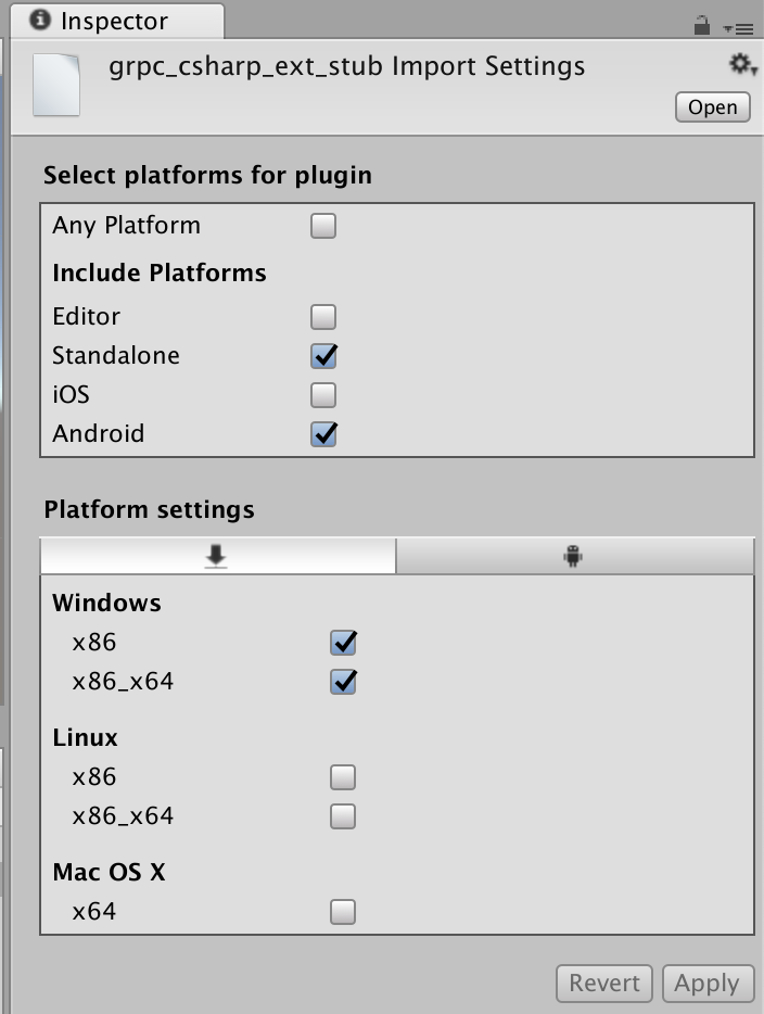 Unity20182 Il2cppでgrpcアプリをandroidios向けにビルドする Unity Qiita 