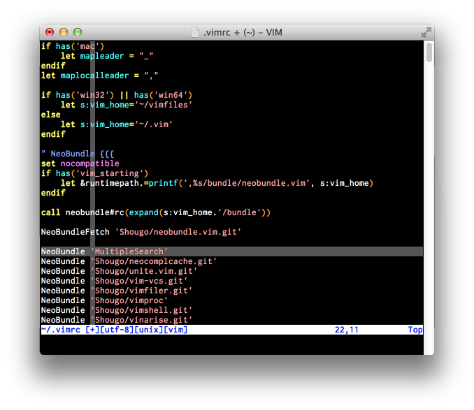 vimでカーソル位置の行と列を強調表示する #Vim - Qiita