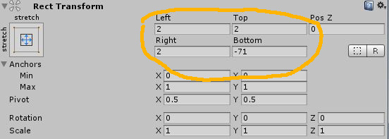 [Unity] uGUIでStretch設定の Recttransformのサイズを変更する #C# - Qiita