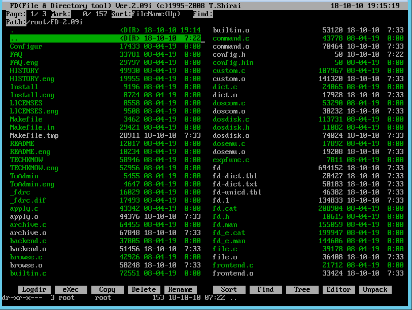 fdclone を導入する #Linux - Qiita