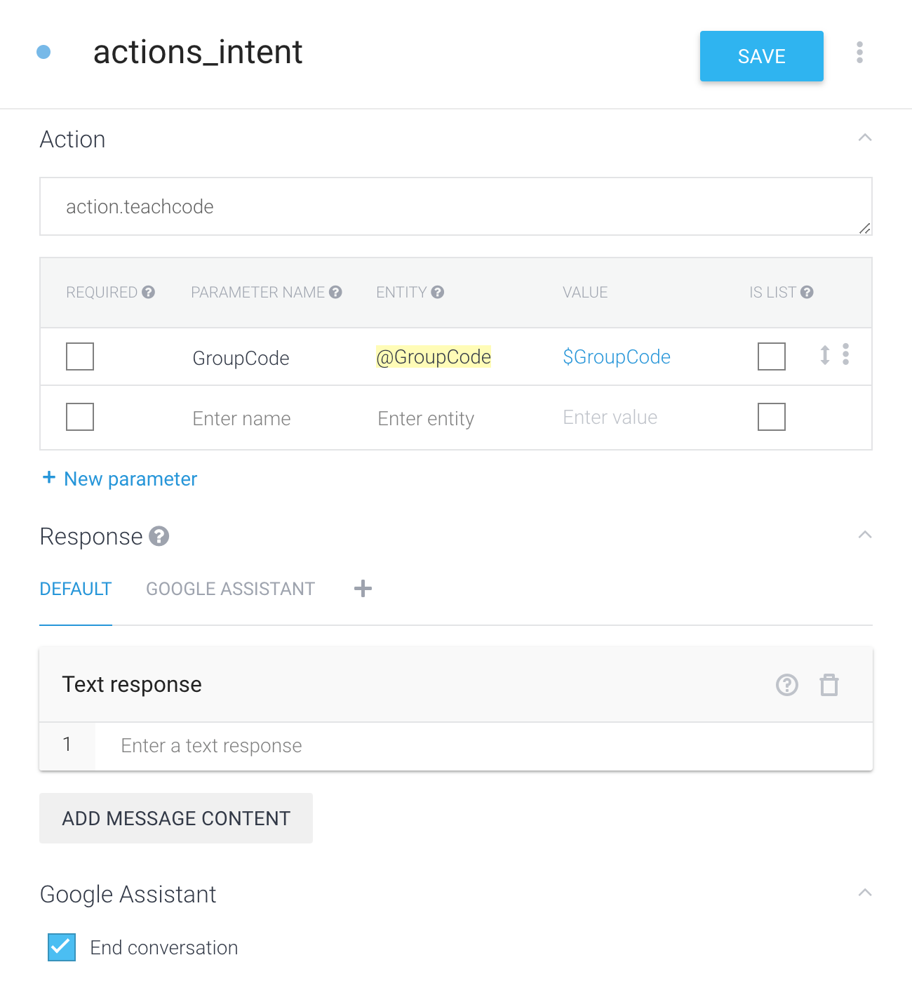 Dialogflow と Firebase Cloud Functions で Actions On Google 作り #GoogleHome - Qiita