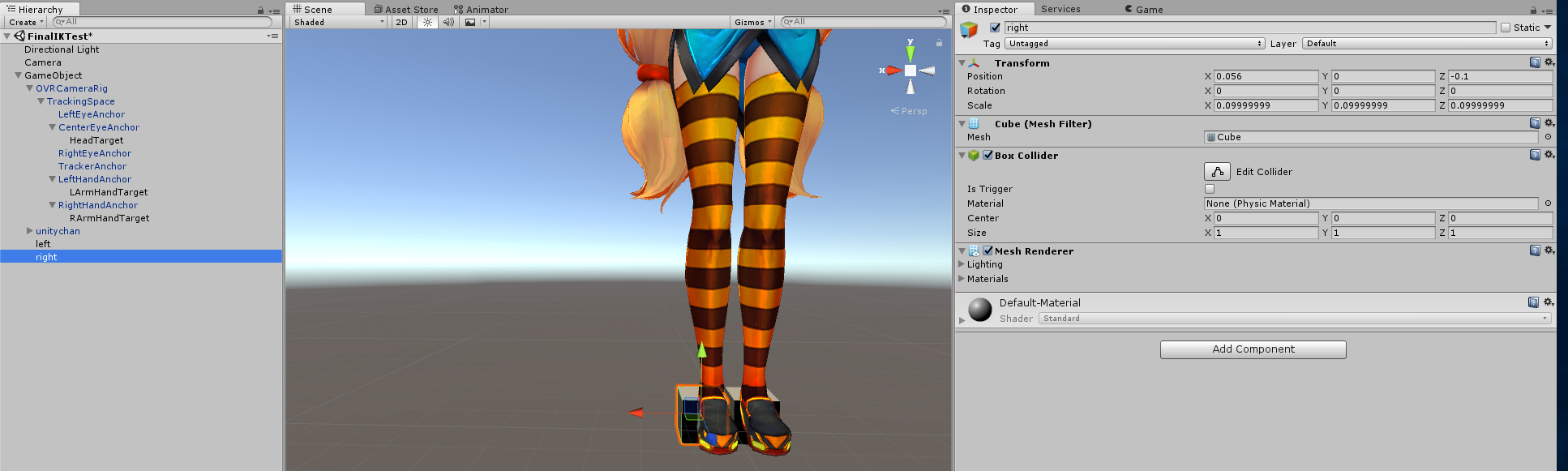 【Unity】Oculus RiftとFinalIKを使ってUnityちゃんになる。 #VR - Qiita