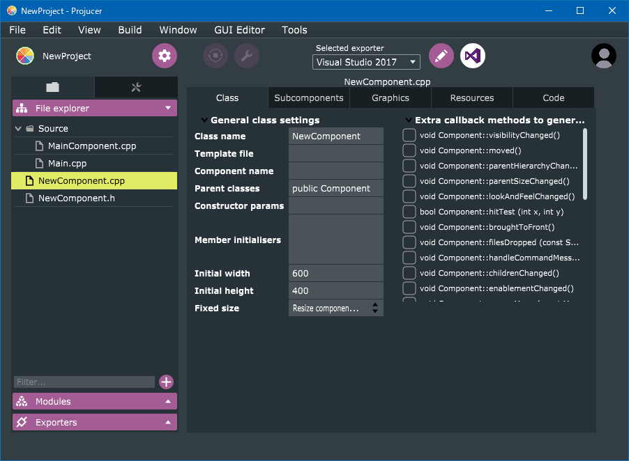 ProjucerのGUIエディタを紹介してみる #C++ - Qiita