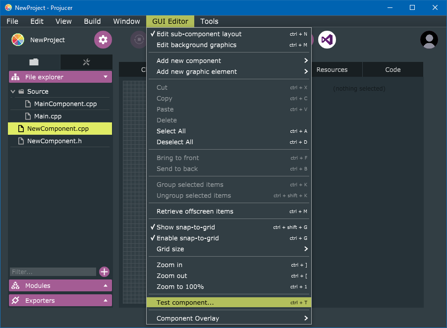 ProjucerのGUIエディタを紹介してみる #C++ - Qiita