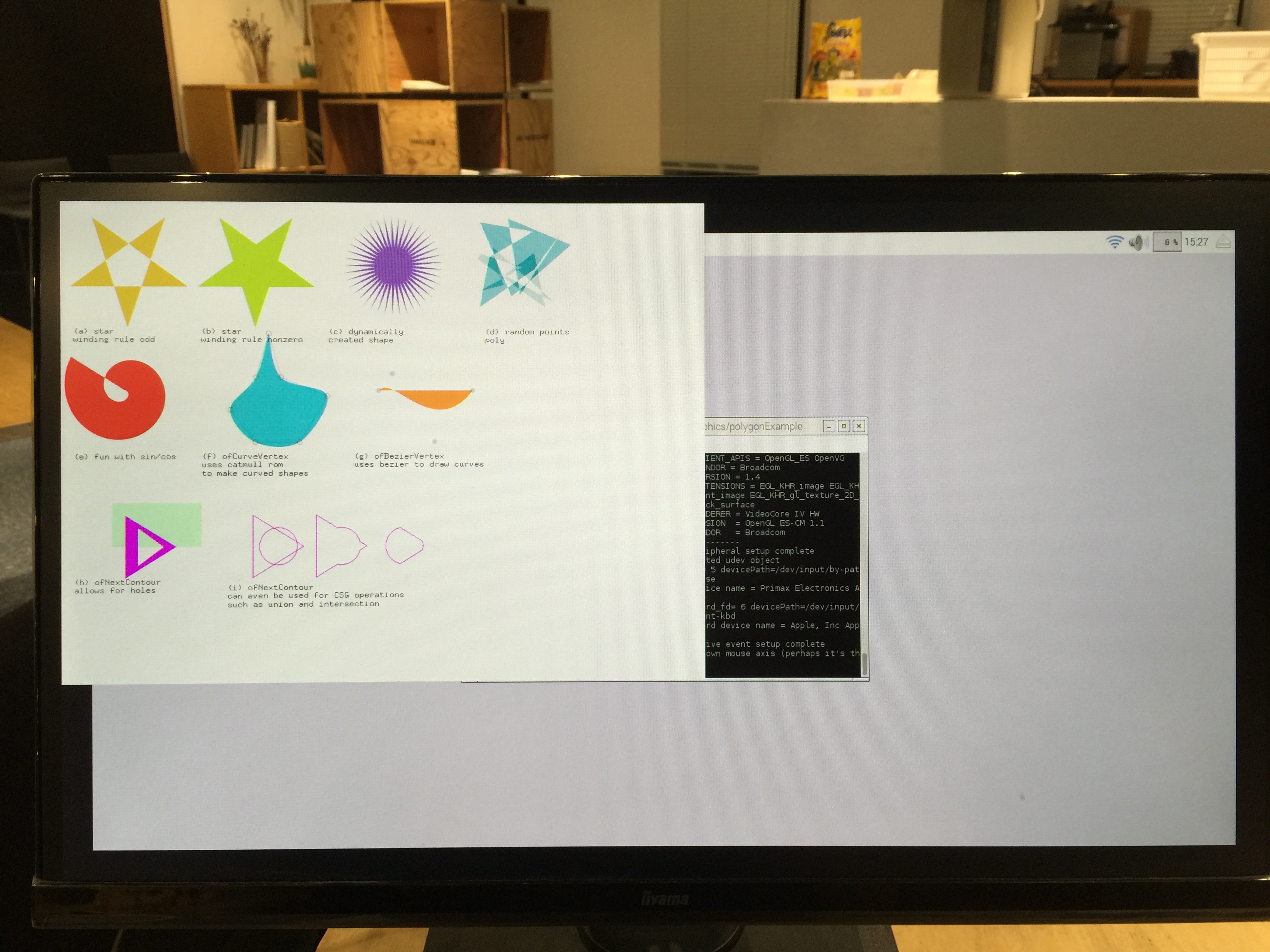 Raspberry Pi 3でopenFrameworksのサンプルプログラムを動かす #RaspberryPi - Qiita