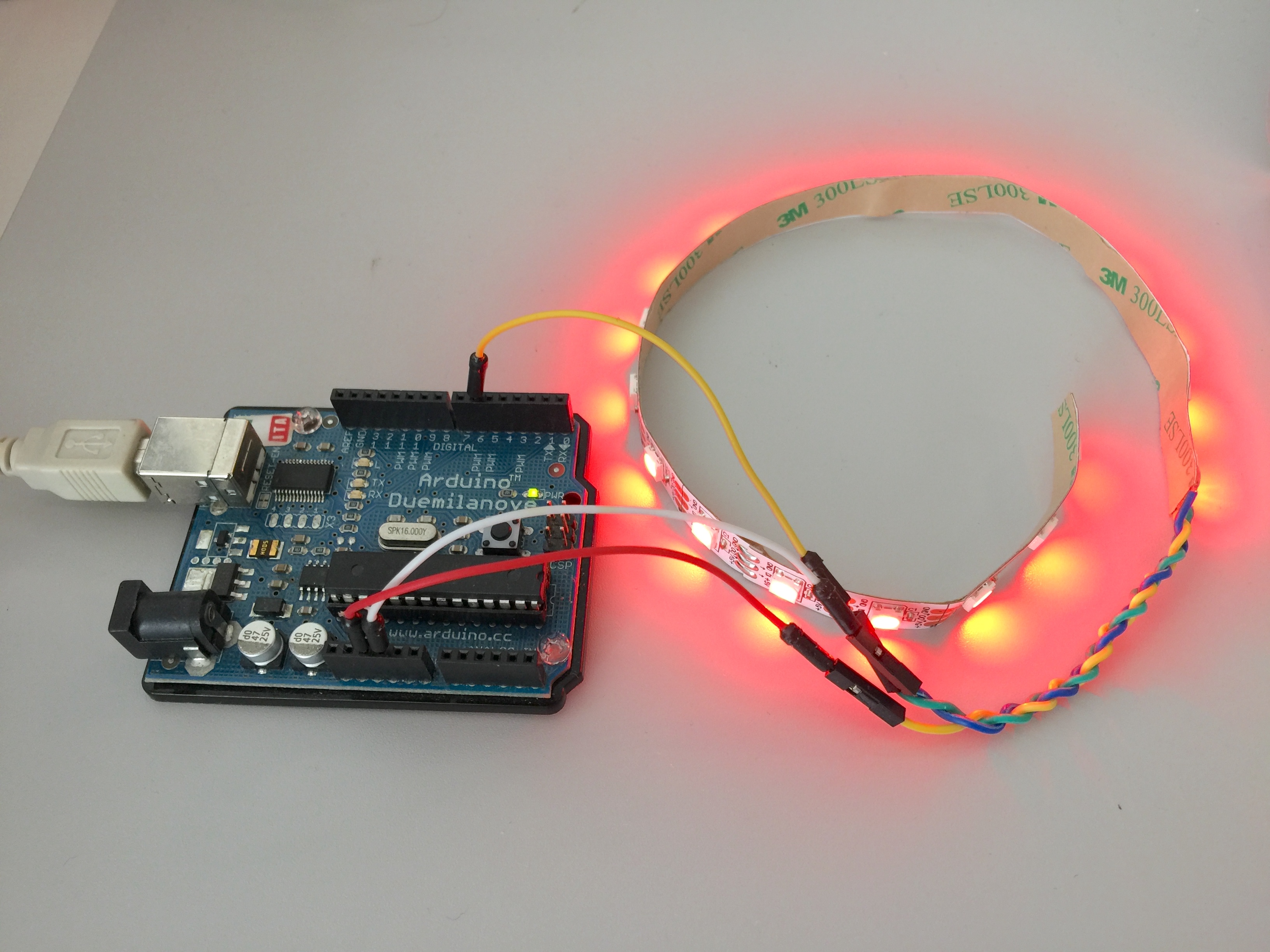 Arduinoに接続したNeoPixelの色と明るさをシリアル通信で制御する #電子工作 - Qiita