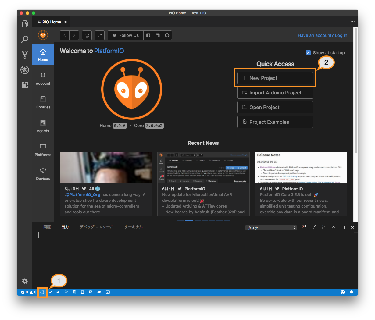 Platformio Ide で Arduino を遊ぶ Esp32 Qiita