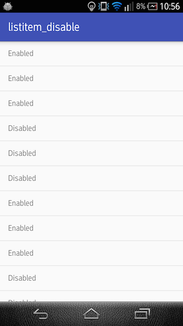 Android 5 以上で ListView の item を disable にすると境界線が消える問題を回避する #Android - Qiita