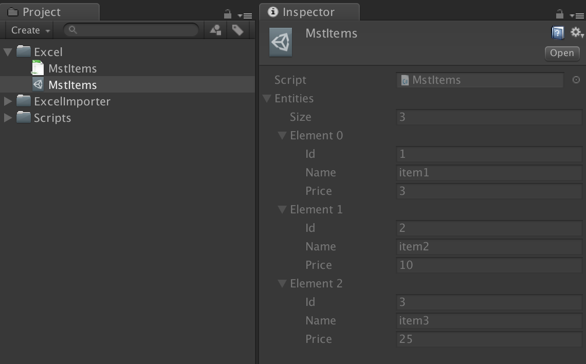 Unity Excel Importerを作ってみた #Unity - Qiita