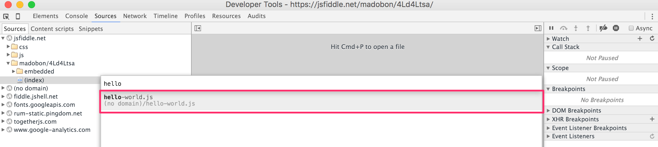 HTML の script タグ内にインラインで書かれた js をデバッグする方法 #JavaScript - Qiita