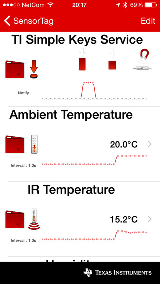 [SensorTag] Texas Instruments の CC2650 SensorTag を試す #Node.js - Qiita