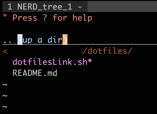 NerdTreeでdotfileを表示させる設定 #Vim - Qiita