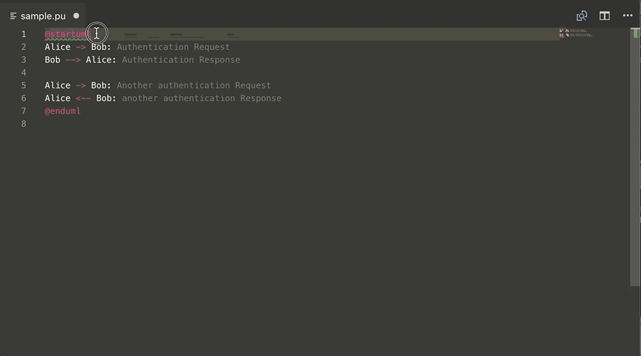 PlantUML Server で爆速プレビュー！ for Mac #VSCode - Qiita