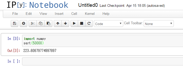 ipython notebook はじめのメモ #Python - Qiita
