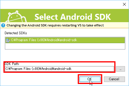 手動でAndroid SDKをインストールして、Xamarin for Visual Studioに紐づける方法 #C# - Qiita