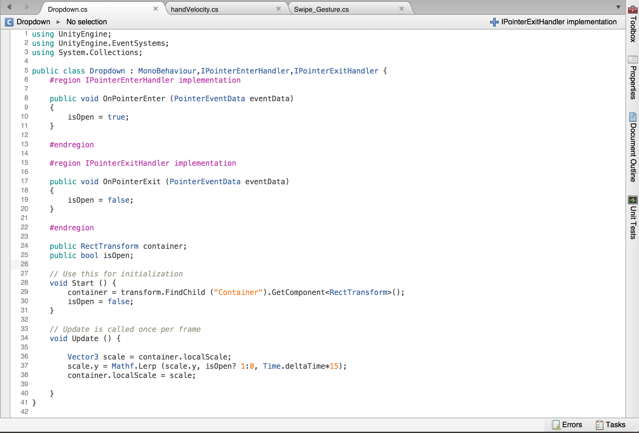 "Unity"+"leap motion" [練習六つ]: VRGUI Project #unity5 - Qiita