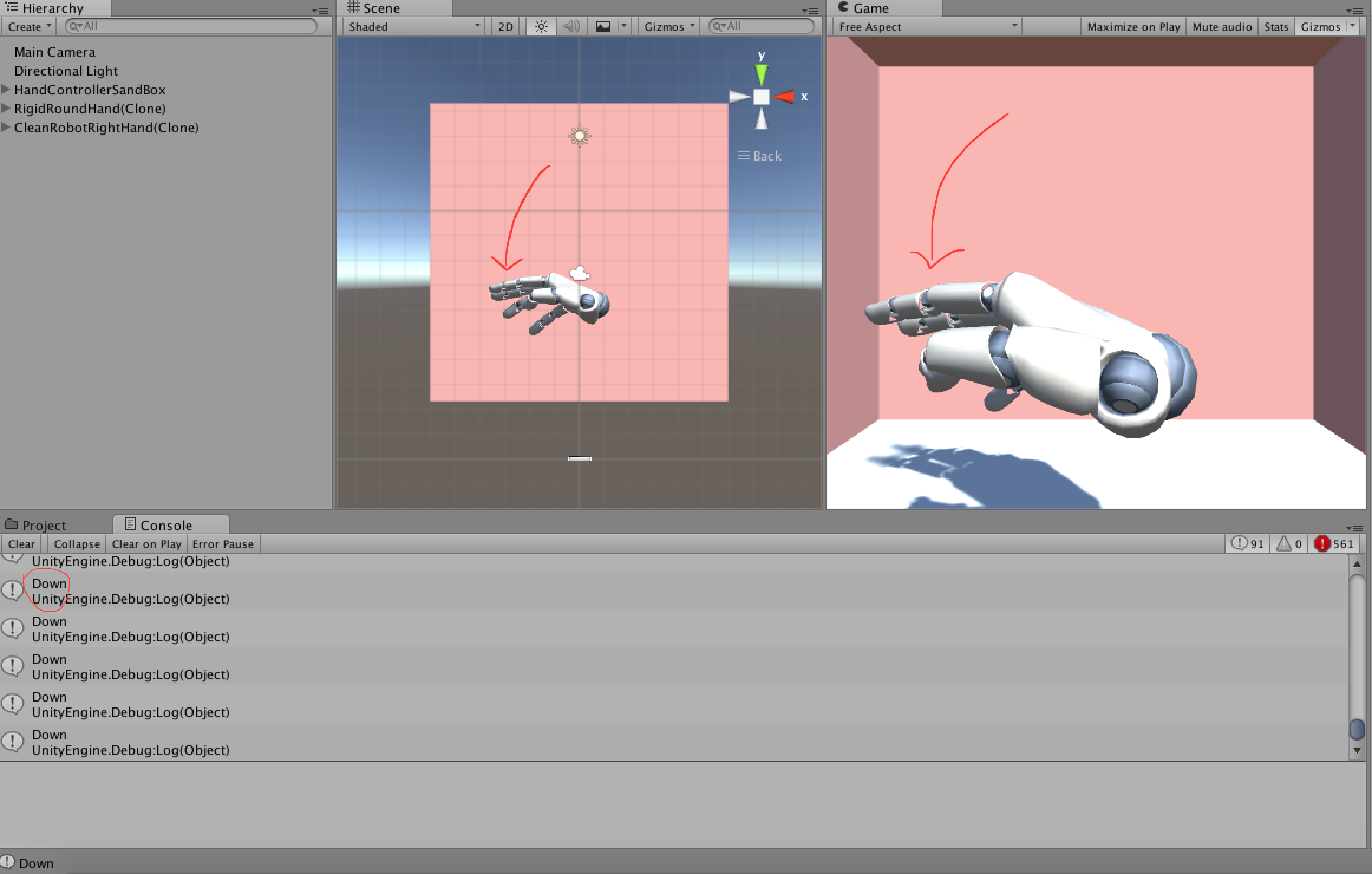 "Unity"+"leap motion" [練習一つ]: VRGUI Project #LeapMotion - Qiita