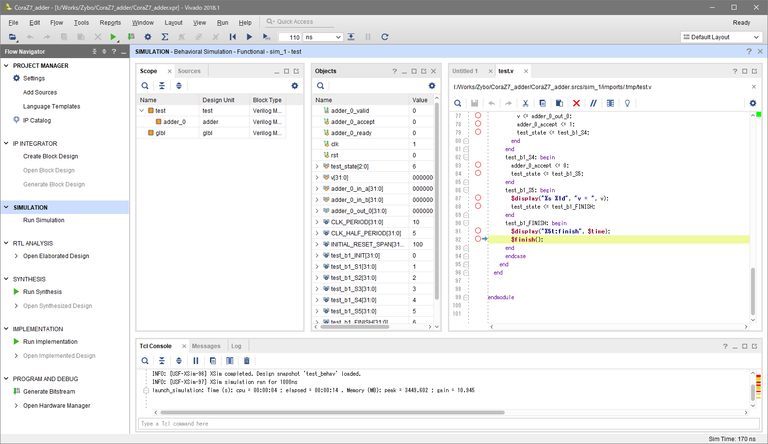 Python で FPGA/Vivado のシミュレータを使う #Polyphony - Qiita